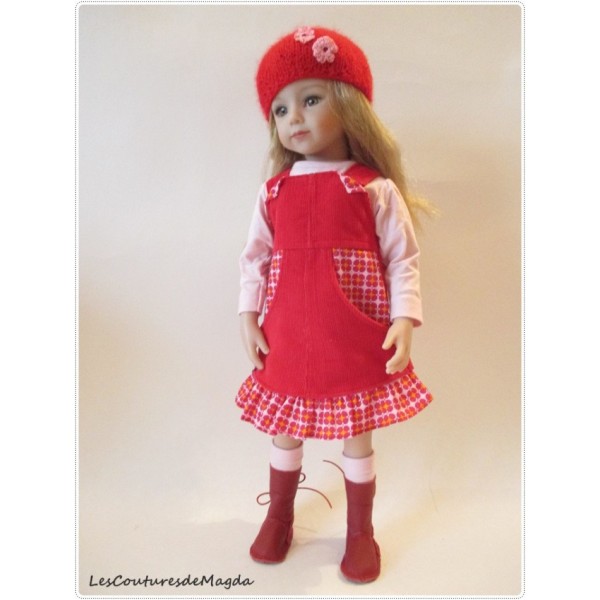 Ensemble Rouge et Rose - Les Coutures de Magda