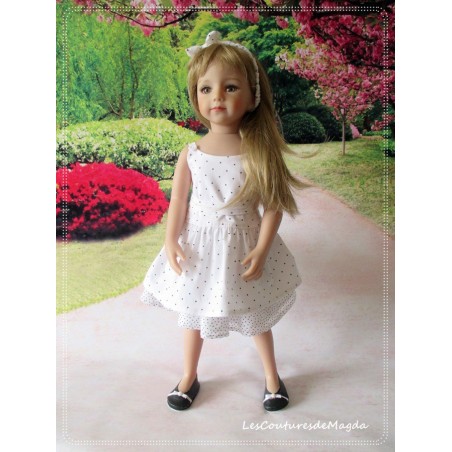 Chantilly Outfit for Maru and Friends Doll - Les Coutures de Magda