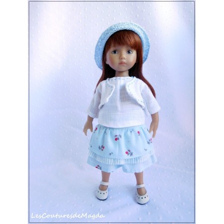Olga A Touch of Linen Collection outfit for Boneka doll - Les Coutures ...