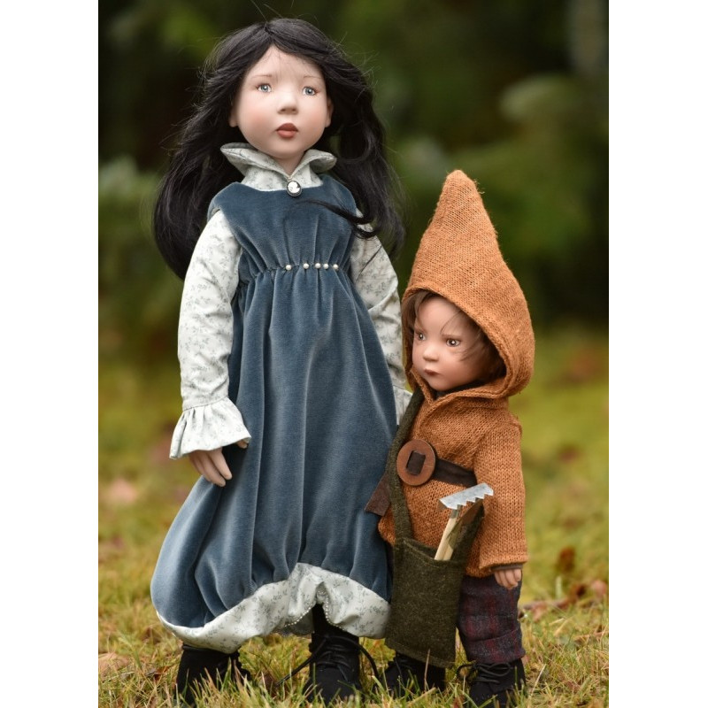 Set of 2 Dolls Snow White and the 7th Dwarf 55/35 cm - Special Edition ...