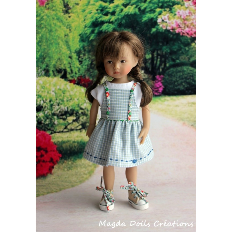 Hanna Collection Little Blue Pearl outfit for Boneka doll - Magda Dolls ...