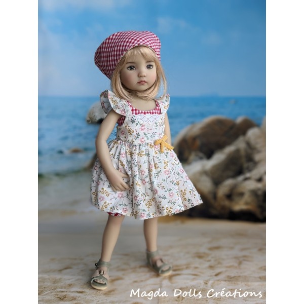 Puerto Rico outfit for Little Darling doll - Magda Dolls Creations
