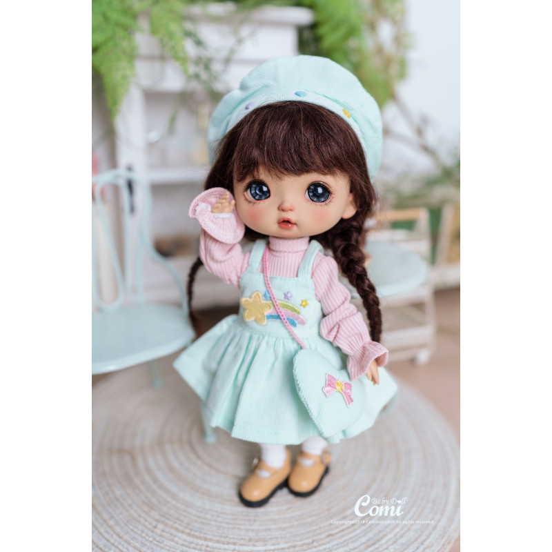 BJD Lulu Tan doll brown hair 24 cm - Comi Baby doll