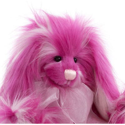 Raspberry Ripple Rabbit - Charlie Bears Plush 2025