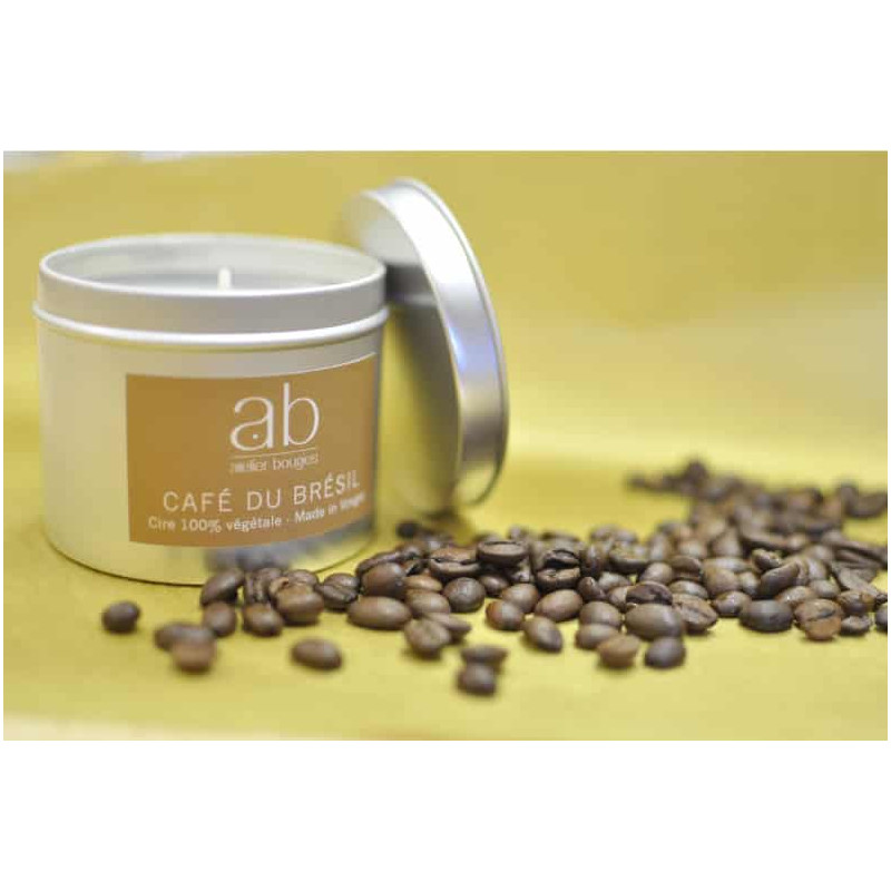 Bougie artisanale parfumée Café du Brésil - Atelier Bougies